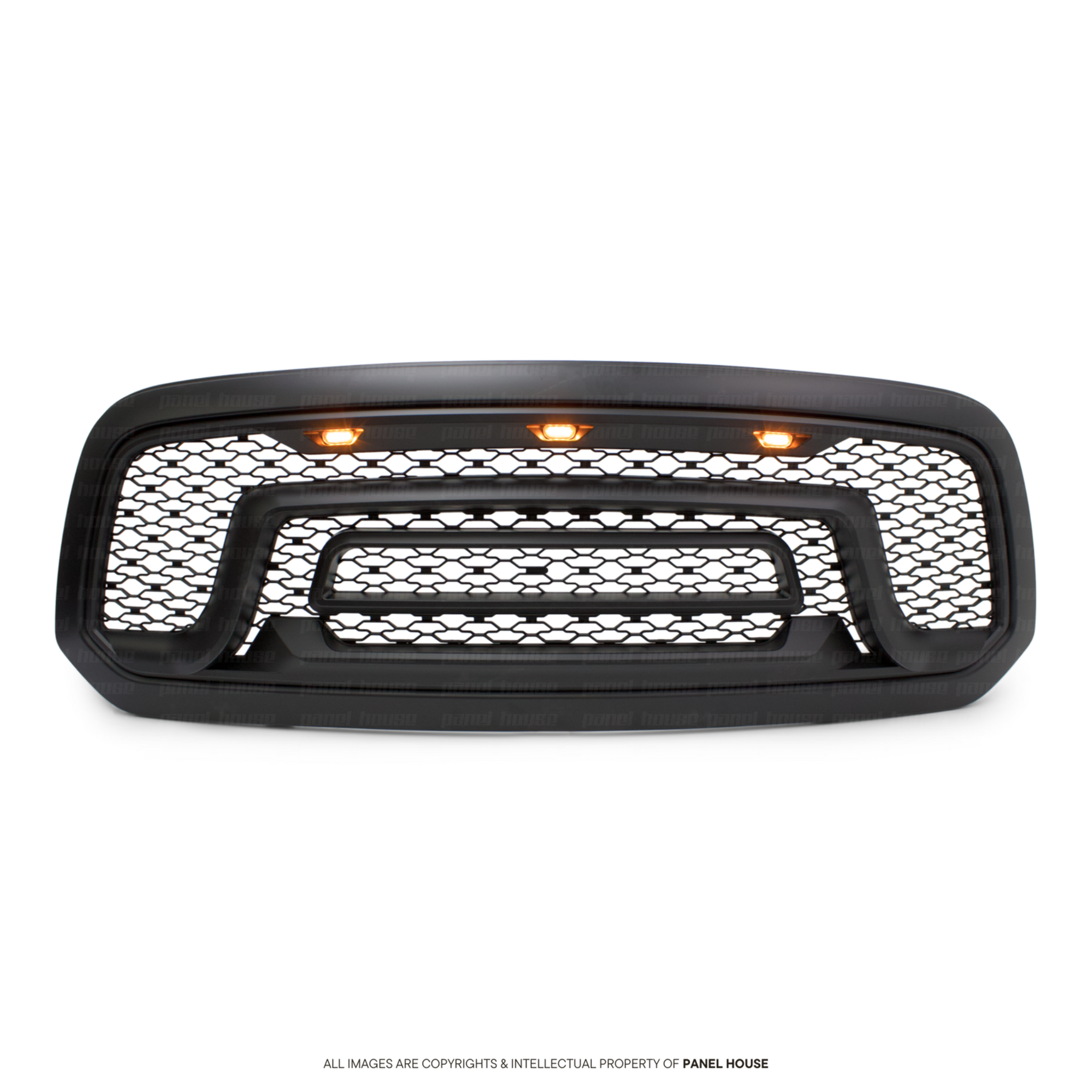 Grill Upgrade Matte Black Rebel Style fits Dodge RAM DIESEL 2500 3500