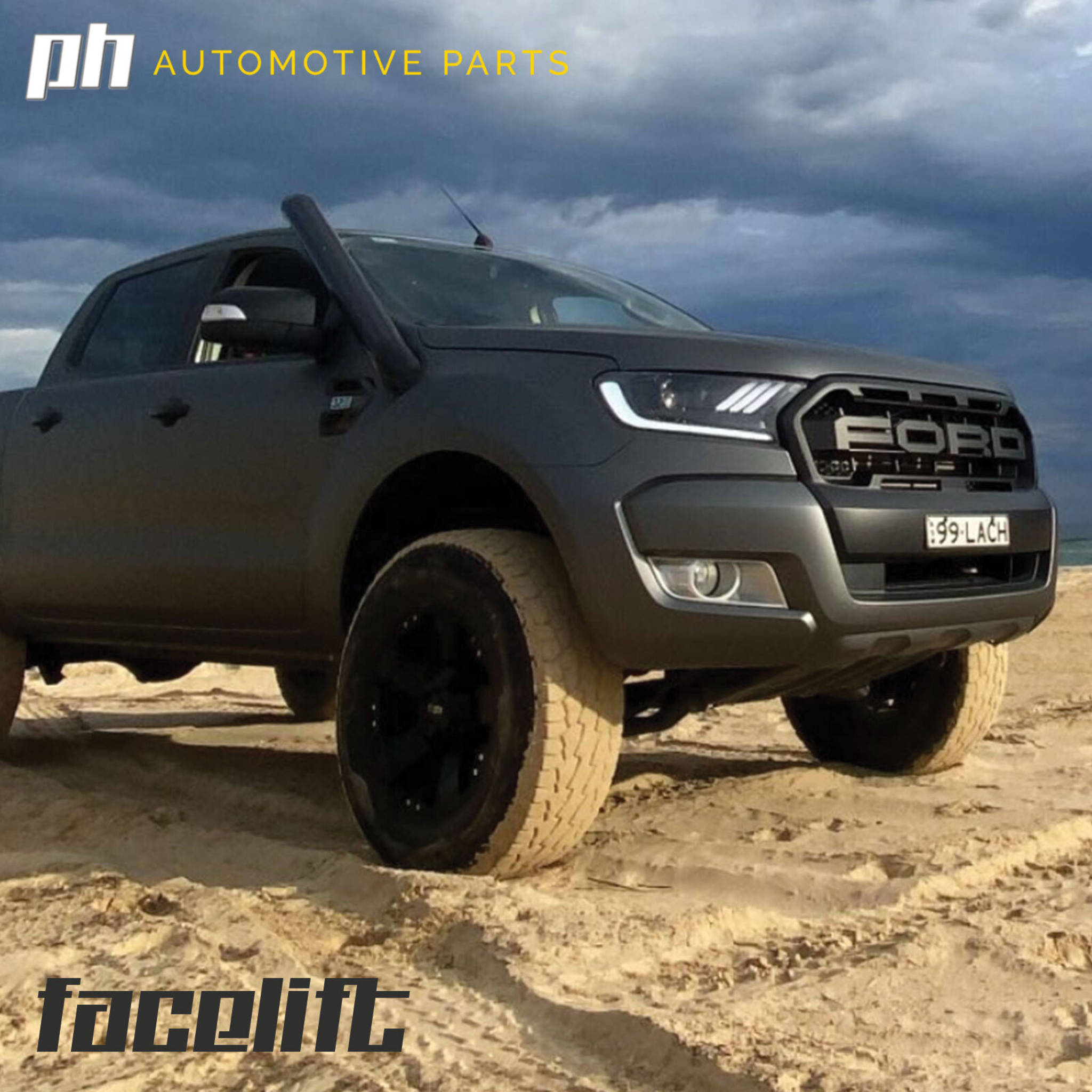 Facelift Conversion Upgrade Kit PX2 fits Ford Ranger PX1 2012 - 2015 ...