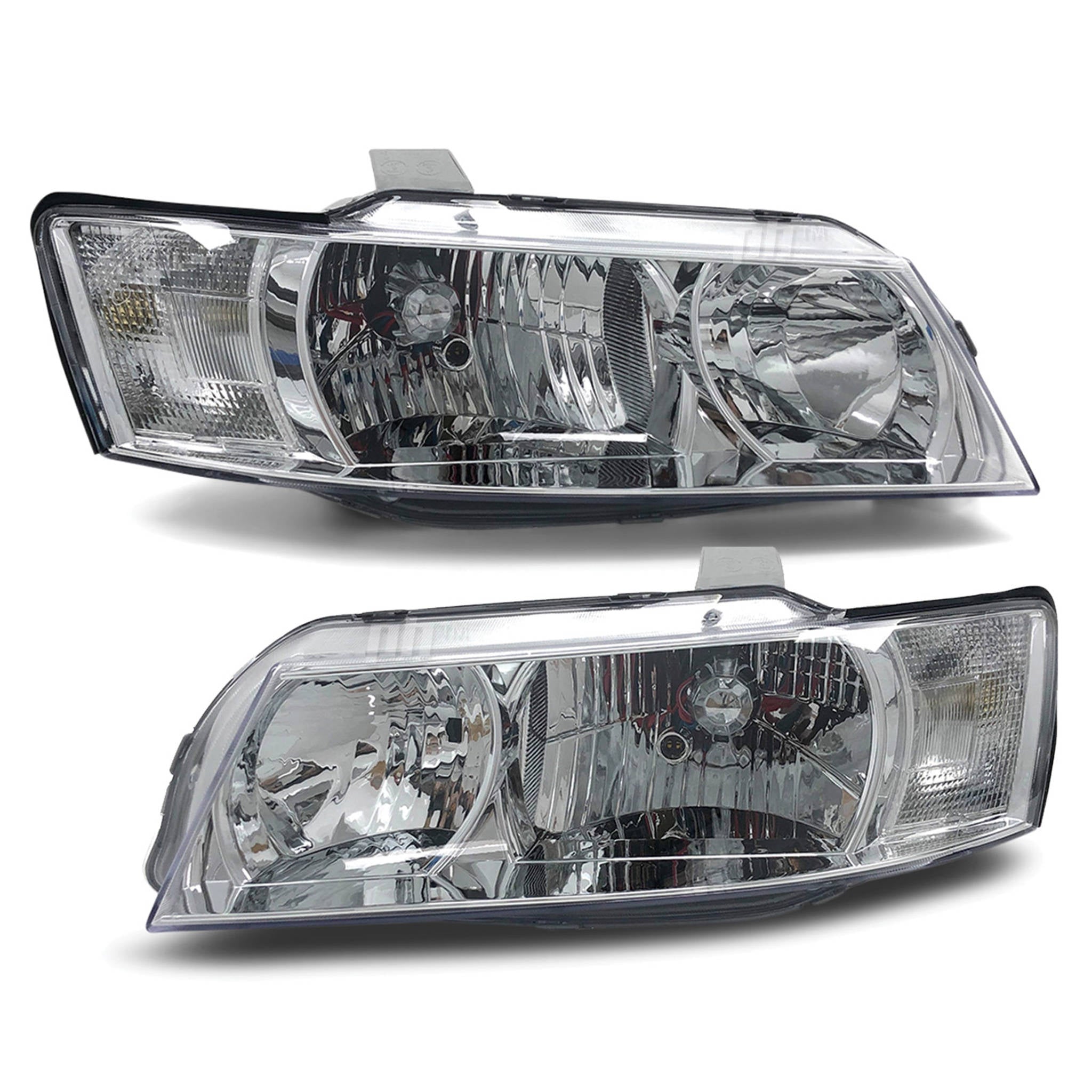 Headlights Chrome PAIR fits Holden Commodore VZ Executive 2004 - 2006 ...