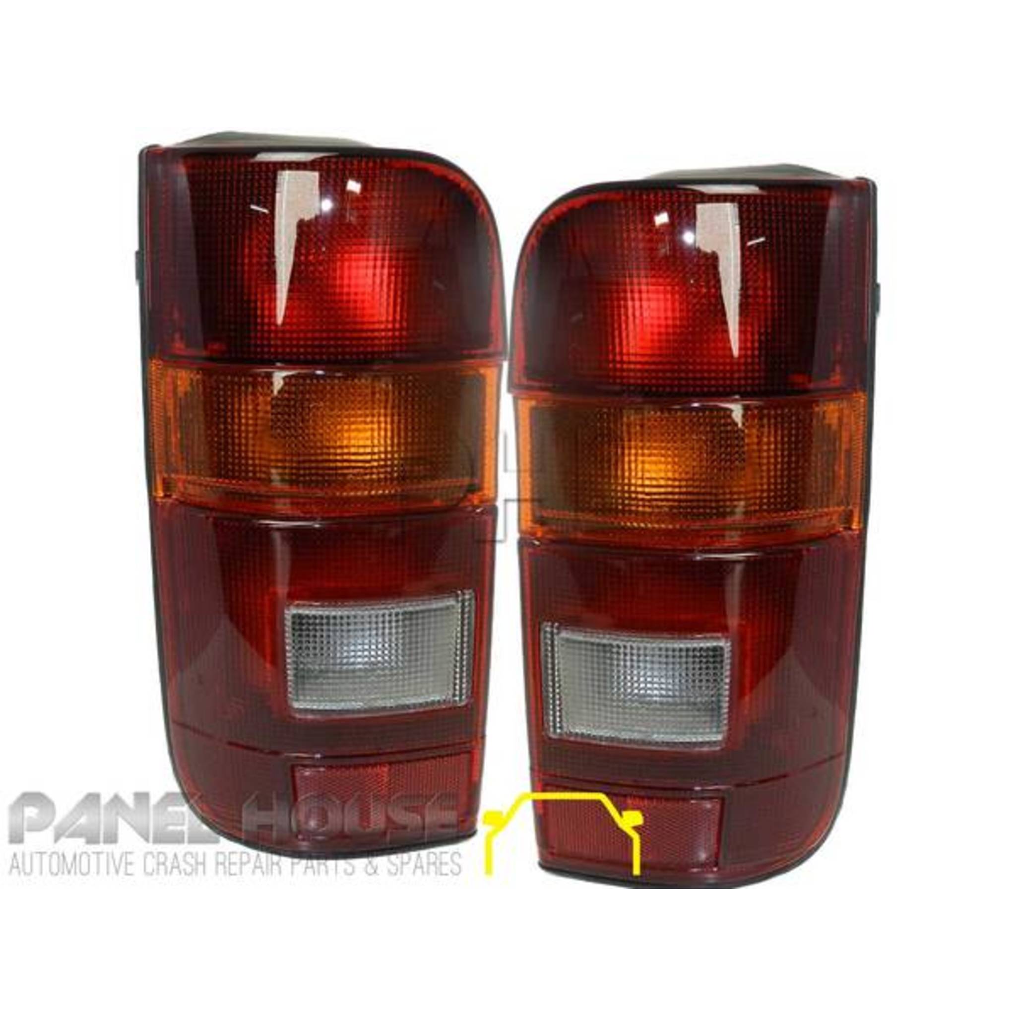 Tail Lights PAIR Fits Toyota Hiace 100 Series Van 1989 - 2005 – Panel House